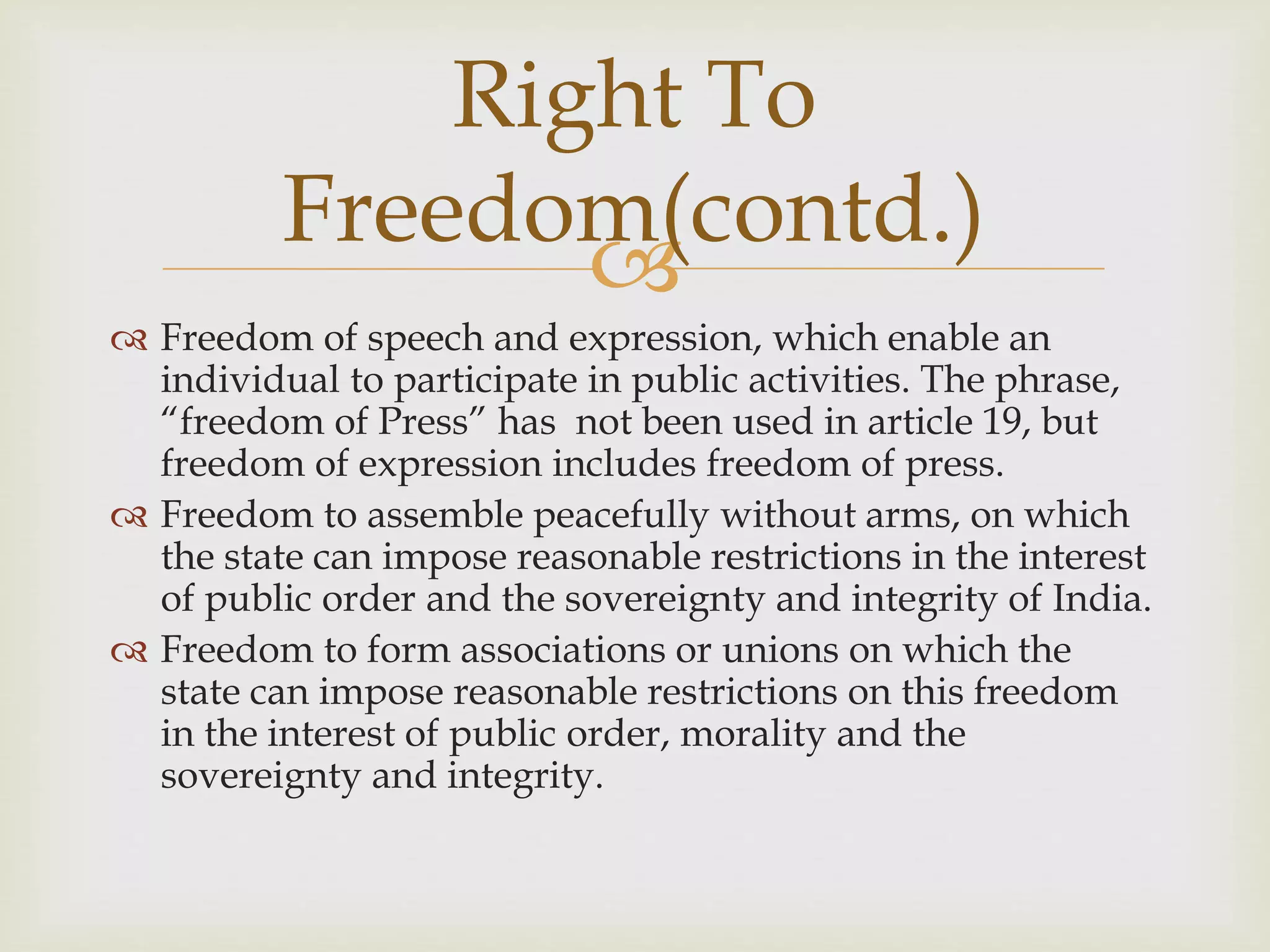Fundamentals rights of indian citizens | PPTX
