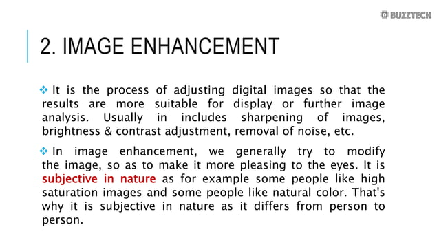 Fundamental steps in Digital Image Processing | PPTX