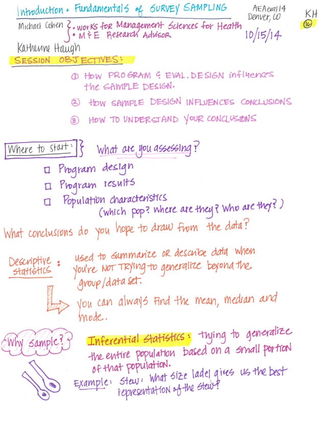 Fundamentals of Survey Sampling with Michael A. Cohen | PDF