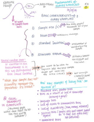 Fundamentals of Survey Sampling with Michael A. Cohen | PDF