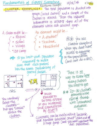 Fundamentals of Survey Sampling with Michael A. Cohen | PDF