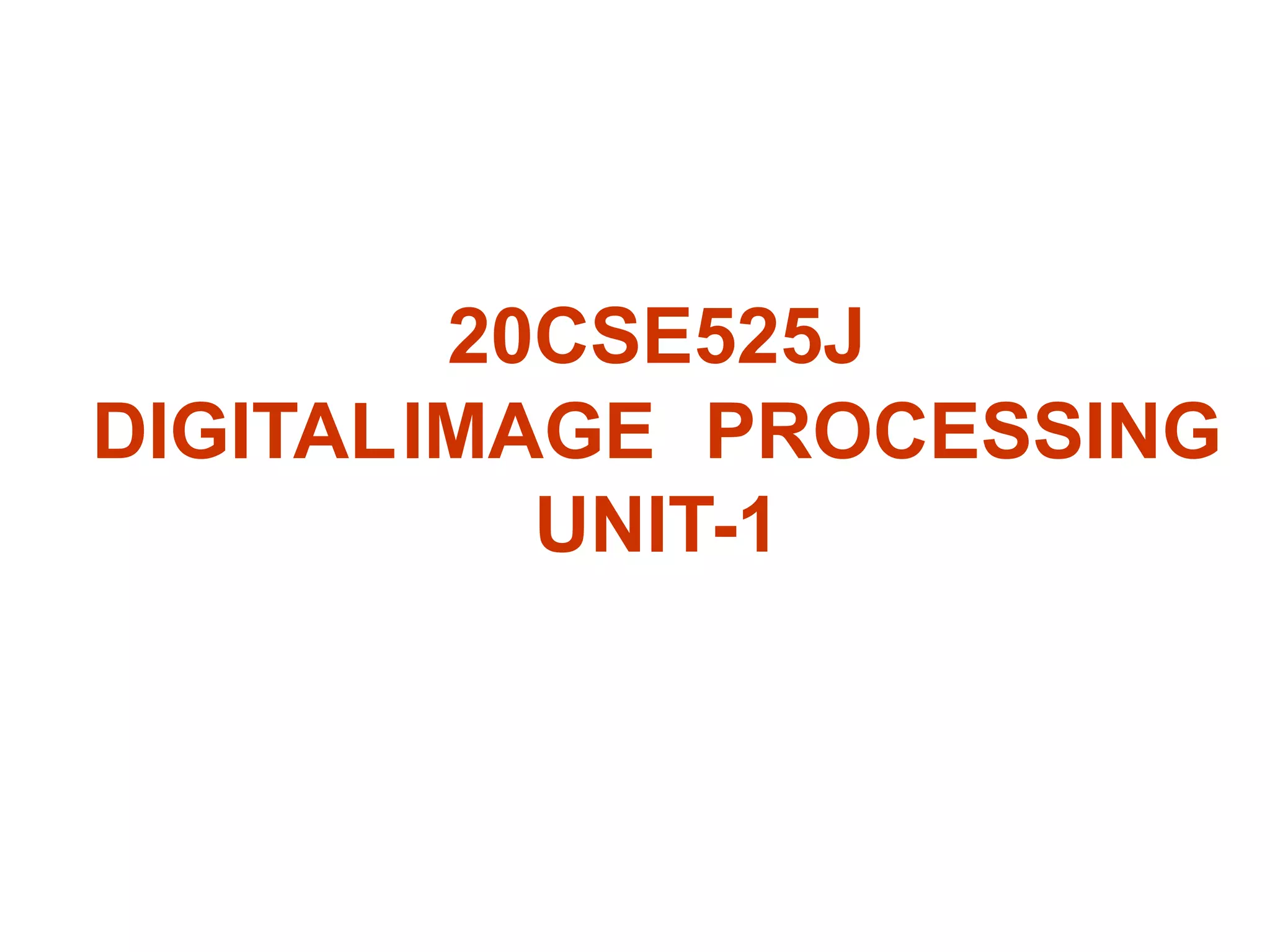 Fundamental steps in image processing | PPTX