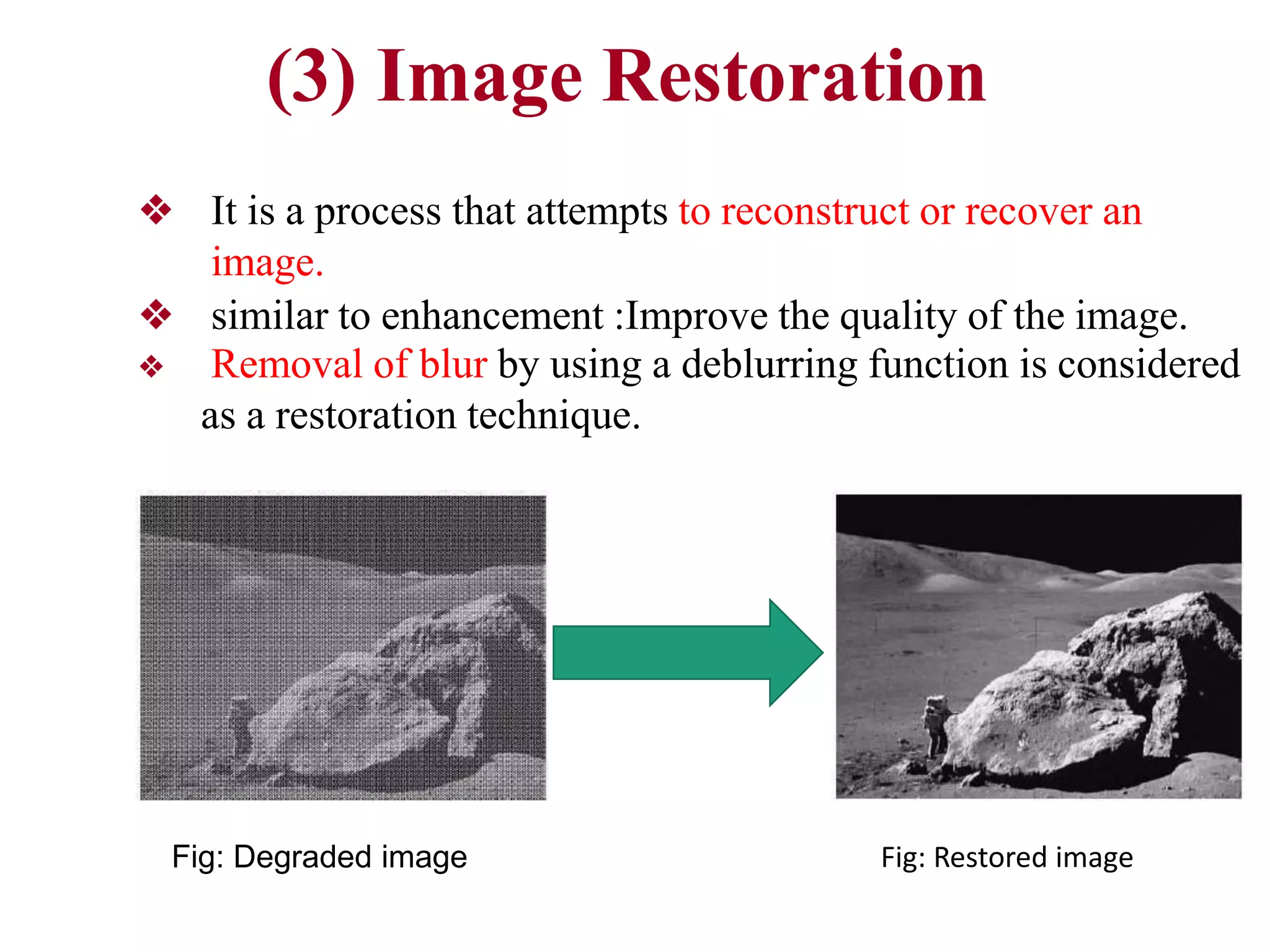 Fundamental steps in image processing | PPTX