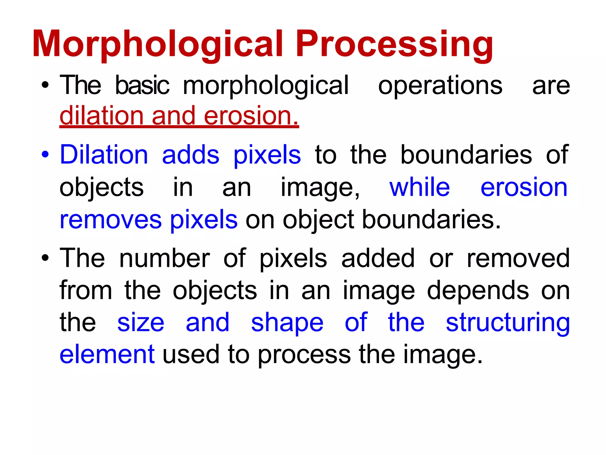 Fundamental steps in image processing | PPTX