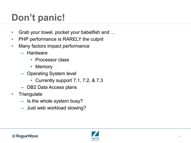 Fundamentals of performance tuning PHP on IBM i | PPT