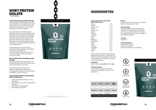 WHEY PROTEIN ISOLATE PURE PROTEIN van Fundamentals by Overload | PDF ...