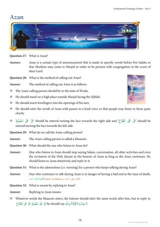 Islamic Book in English: Fundamental Teachings of Islam Part 3 | PDF