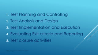 Fundamental test process | PPT