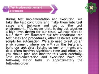 Fundamental test process | PPT