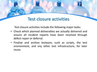 FUNDAMENTAL TEST PROCESS | PPT