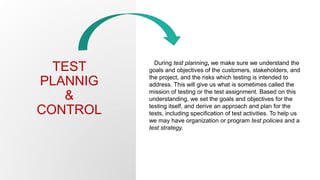 Fundamental test process | PPTX