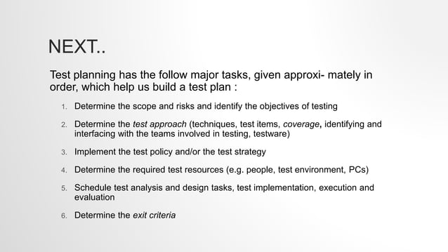 Fundamental test process | PPTX