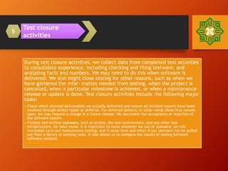 Fundamental test process | PPTX