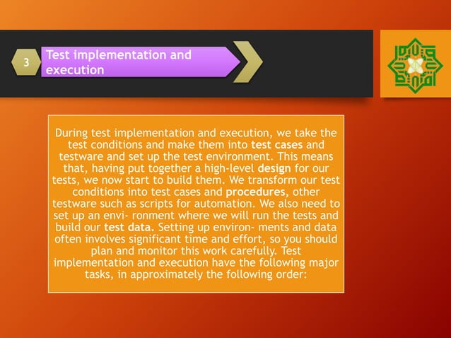 Fundamental test process | PPTX
