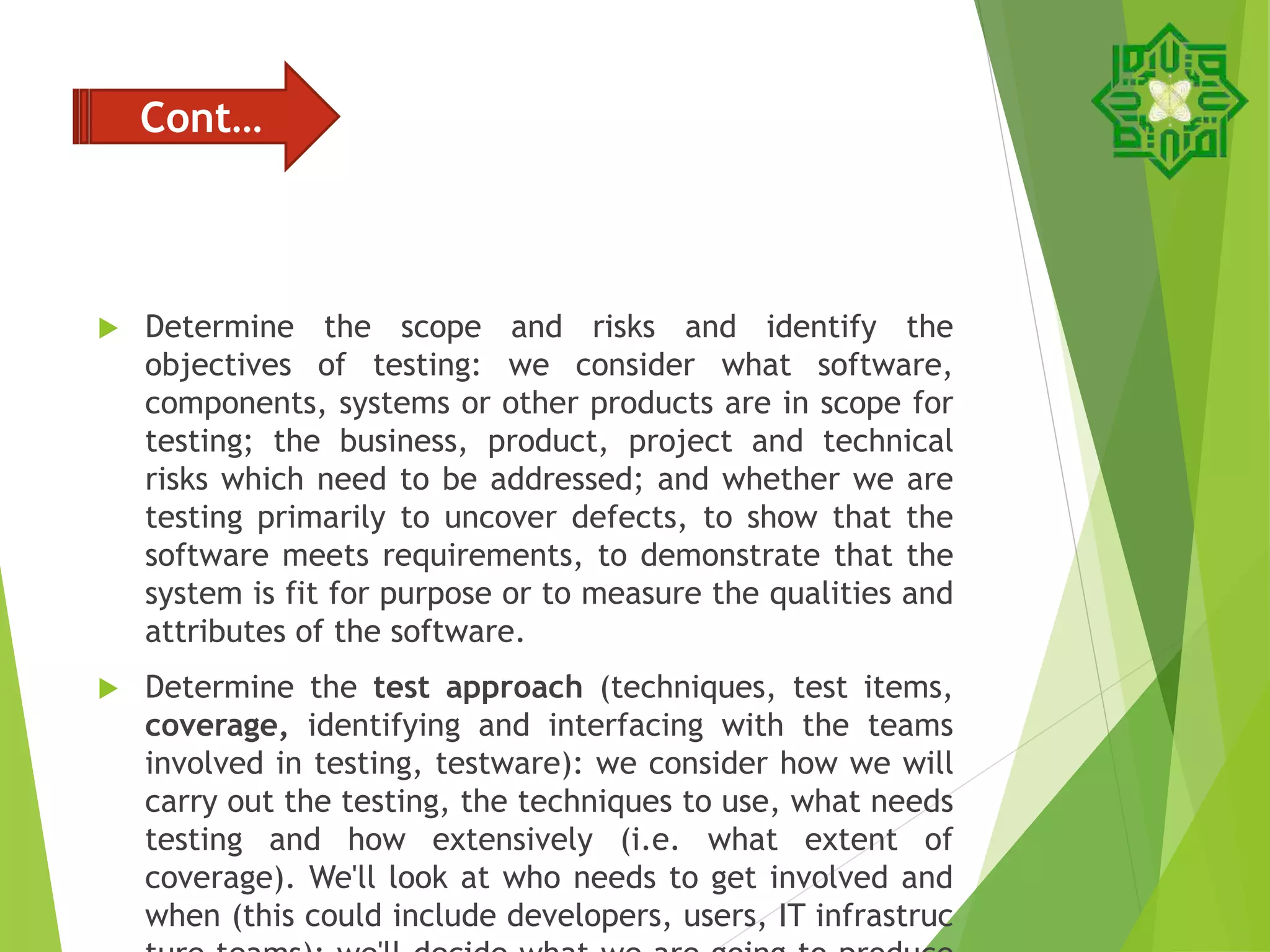 Fundamental test process | PPTX | Standardized Testing | Educational ...