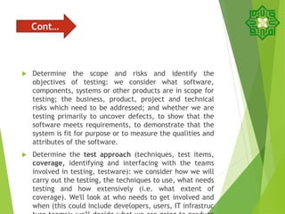 Fundamental test process | PPTX | Standardized Testing | Educational ...