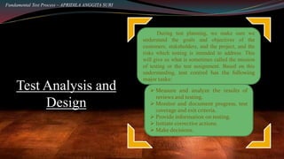 Fundamental Test Process - APRIDILA ANGGITA SURI | PPT