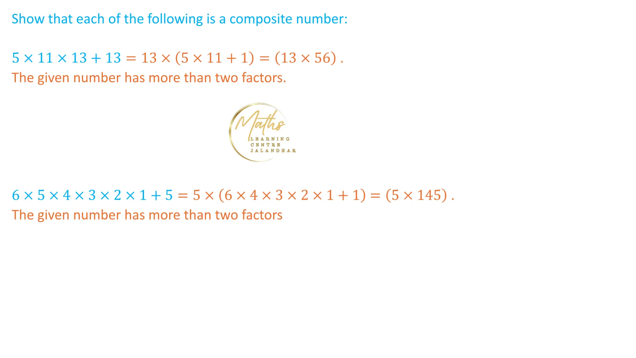 Fundamental theorem of arithmetic (Real numbers) | PDF
