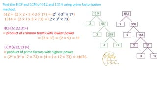 Fundamental theorem of arithmetic (Real numbers) | PDF