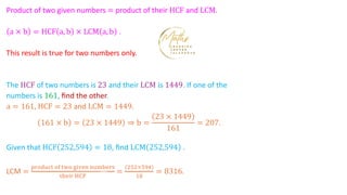Fundamental theorem of arithmetic (Real numbers) | PDF