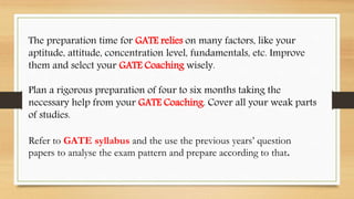 Fundamental Tips to Score Well in Gate Exam | PPT