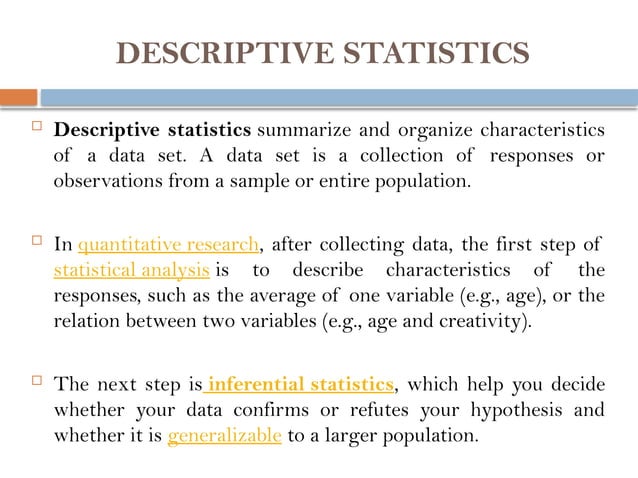 Statistical Analysis: FUNDAMENTAL TO STATISTICS.pptx Statistical Analysis: FUNDAMENTAL TO STATISTICS.pptx