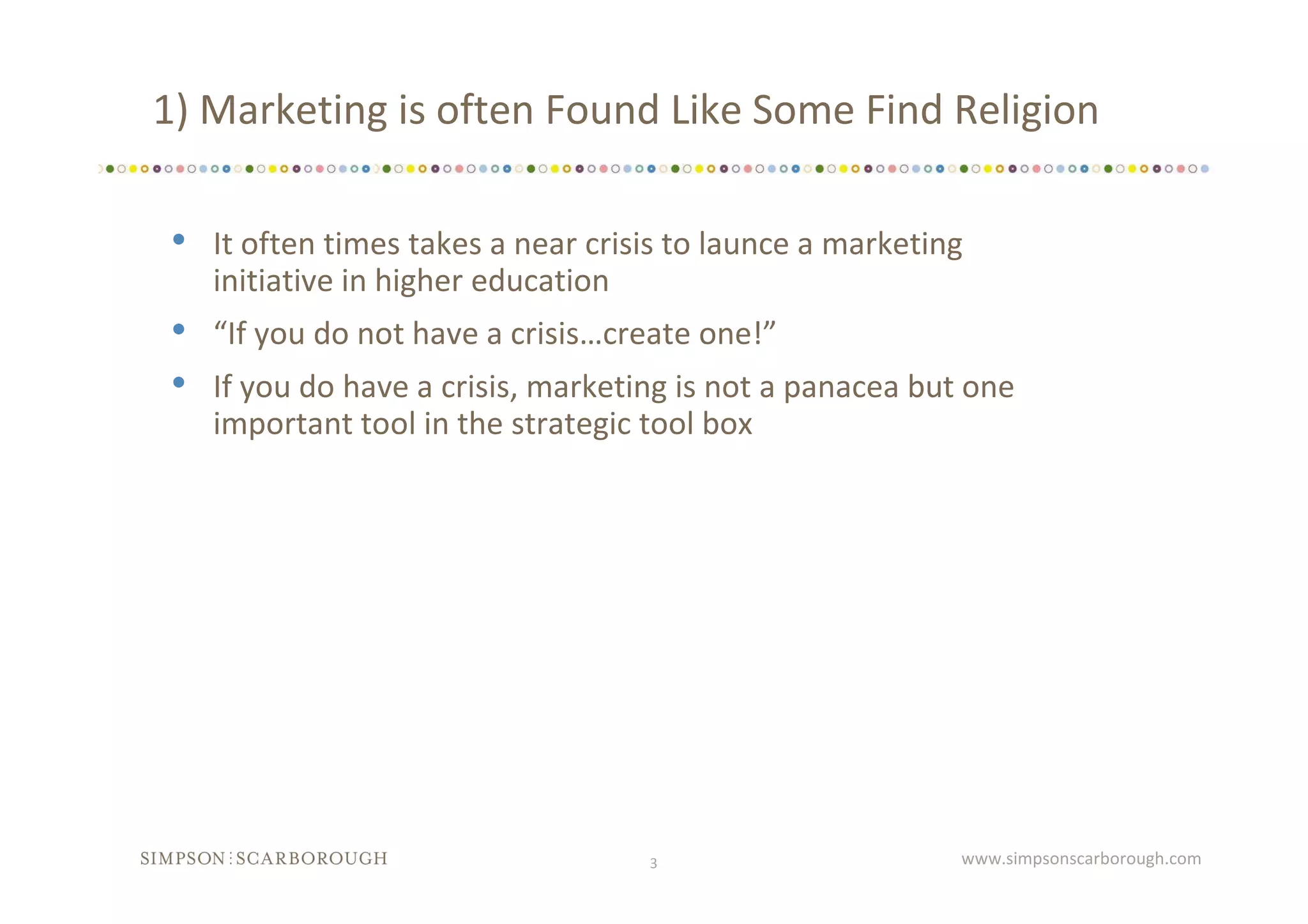 Fundamental truths higer_ed_marketing | PPT