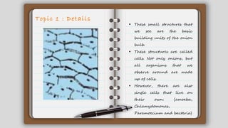 Fundamental unit of life 1 | PPTX