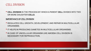 Fundamental unit of life | PPTX