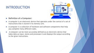 FUNDAMENTAL UNITS OF COMPUTER.pptx | Data Storage and Warehousing ...