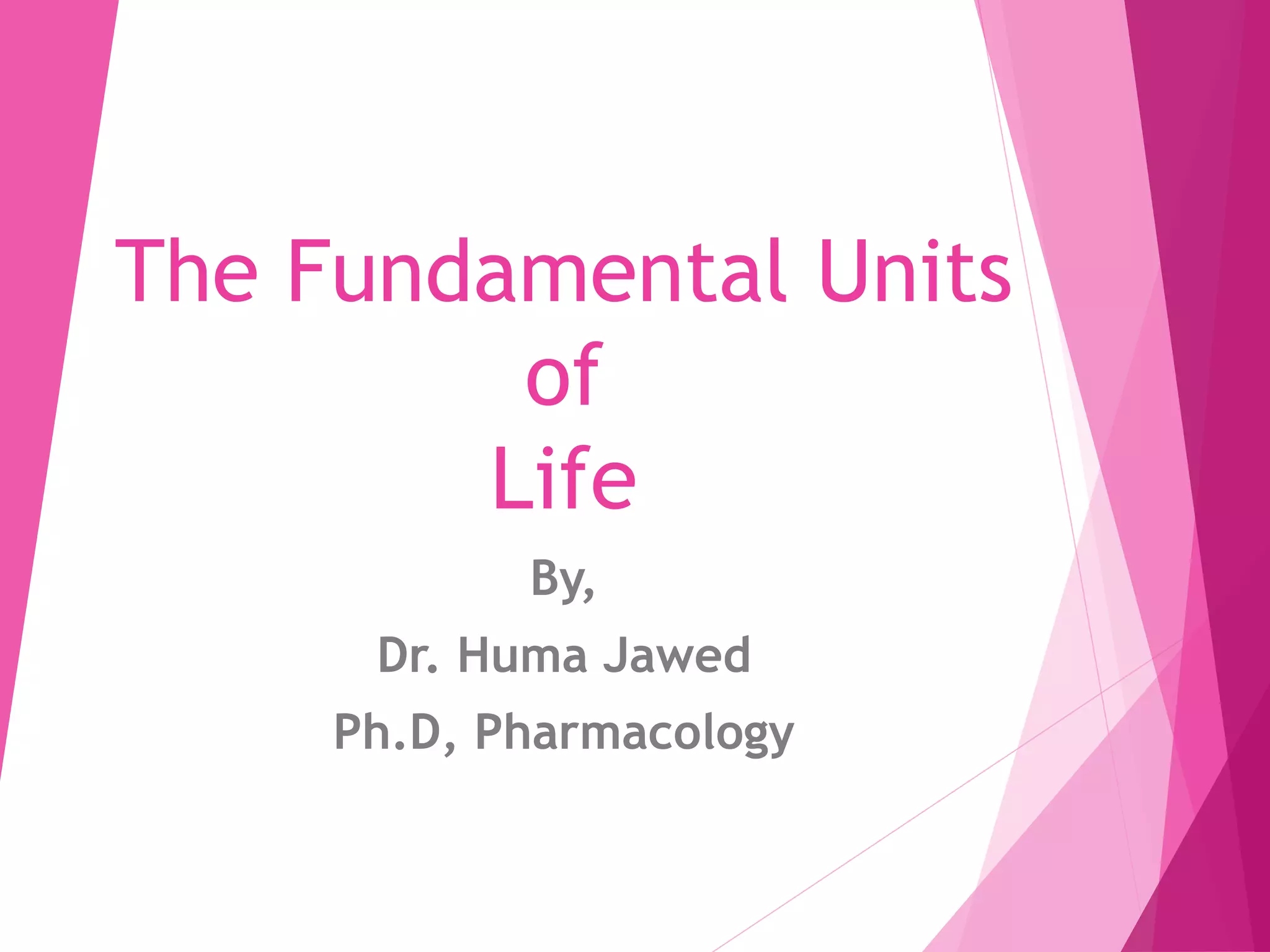 Fundamental Units of Life. ppt | PPTX | Chemistry | Science