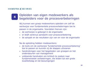 Fundamentele procesverbetering volgens de methode LEAN | PPT