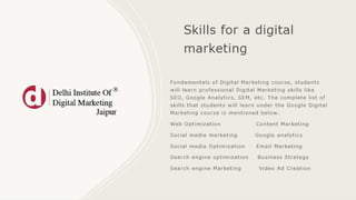 Fundamentals of Digital Marketing skills | PPT