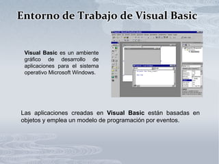 Fundamentos basicos de visual basic | PPTX