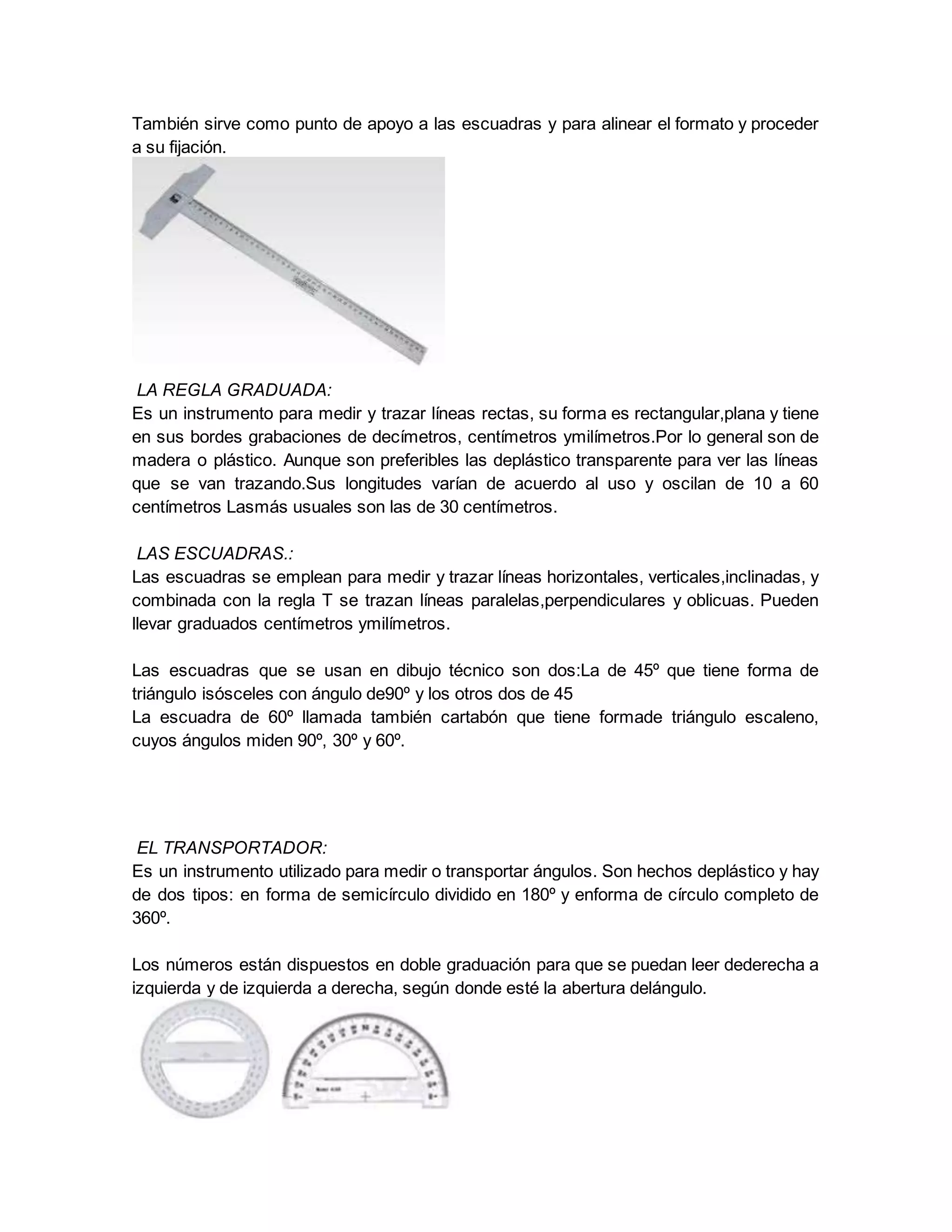 Fundamentos basicos para el dibujo tecnico | DOCX