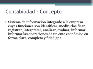 Fundamentos De Contabilidad | PPT