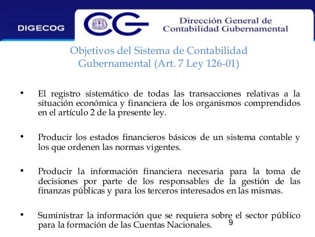 Sistema Integral De Contabilidad Gubernamental Caracteristicas - Marcus Reid