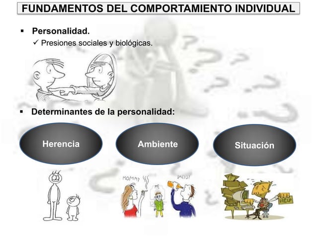 Fundamentos del comportamiento individual - Grupo 1 Fundamentos del comportamiento individual - Grupo 1