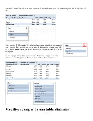 Fundamentos del excel para practica y aprender los conceptos de Excel ...