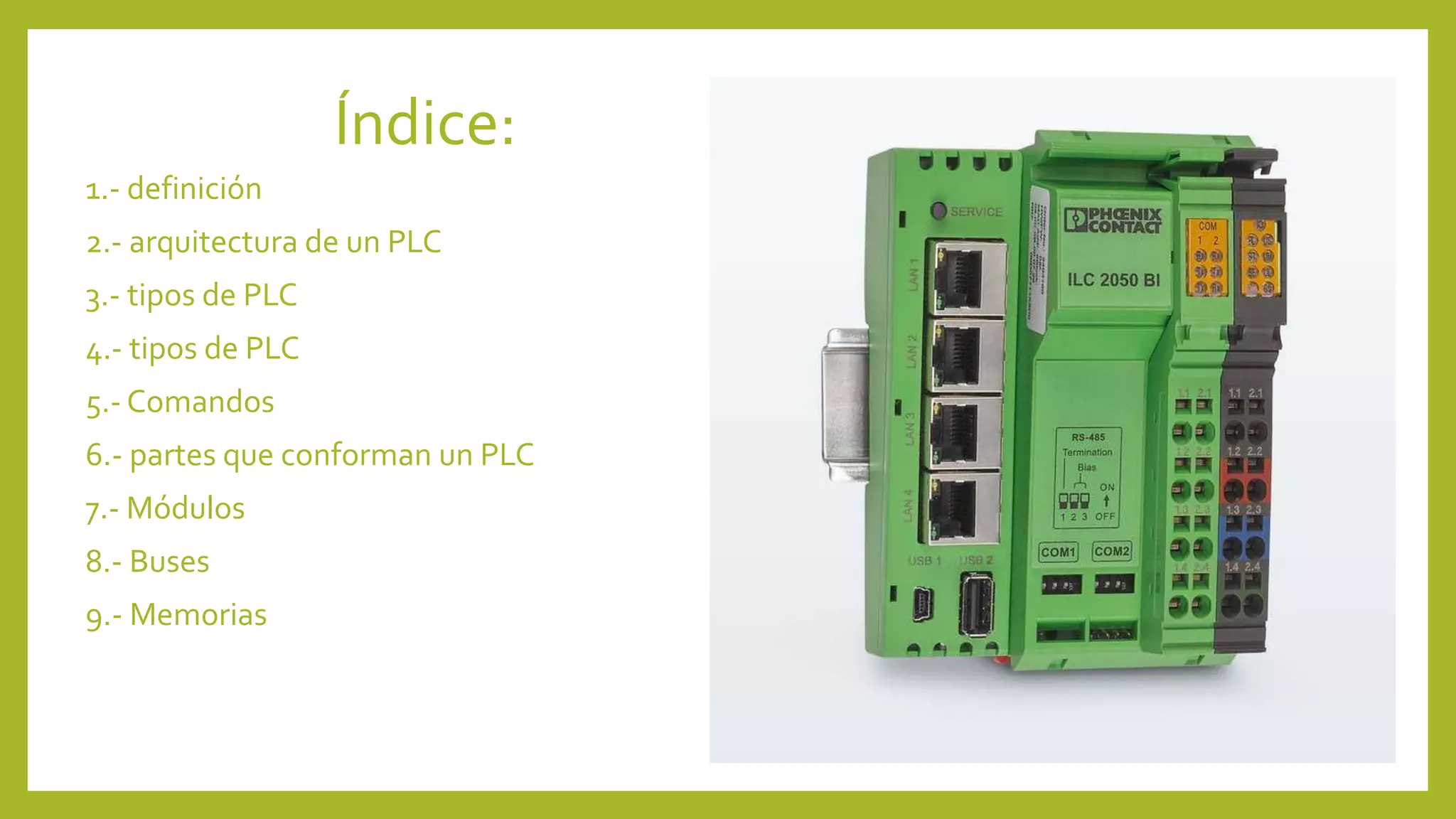 Fundamentos de los plc | PPTX