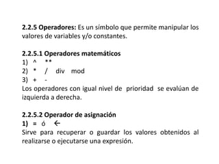 Fundamentos de programacion | PPTX