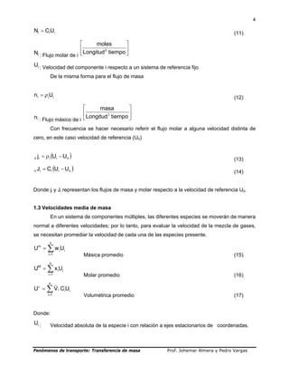 Fundamentos de transferencia de masa | PDF