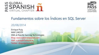 Fundamentos sobre los indices en SQL Server | PPT