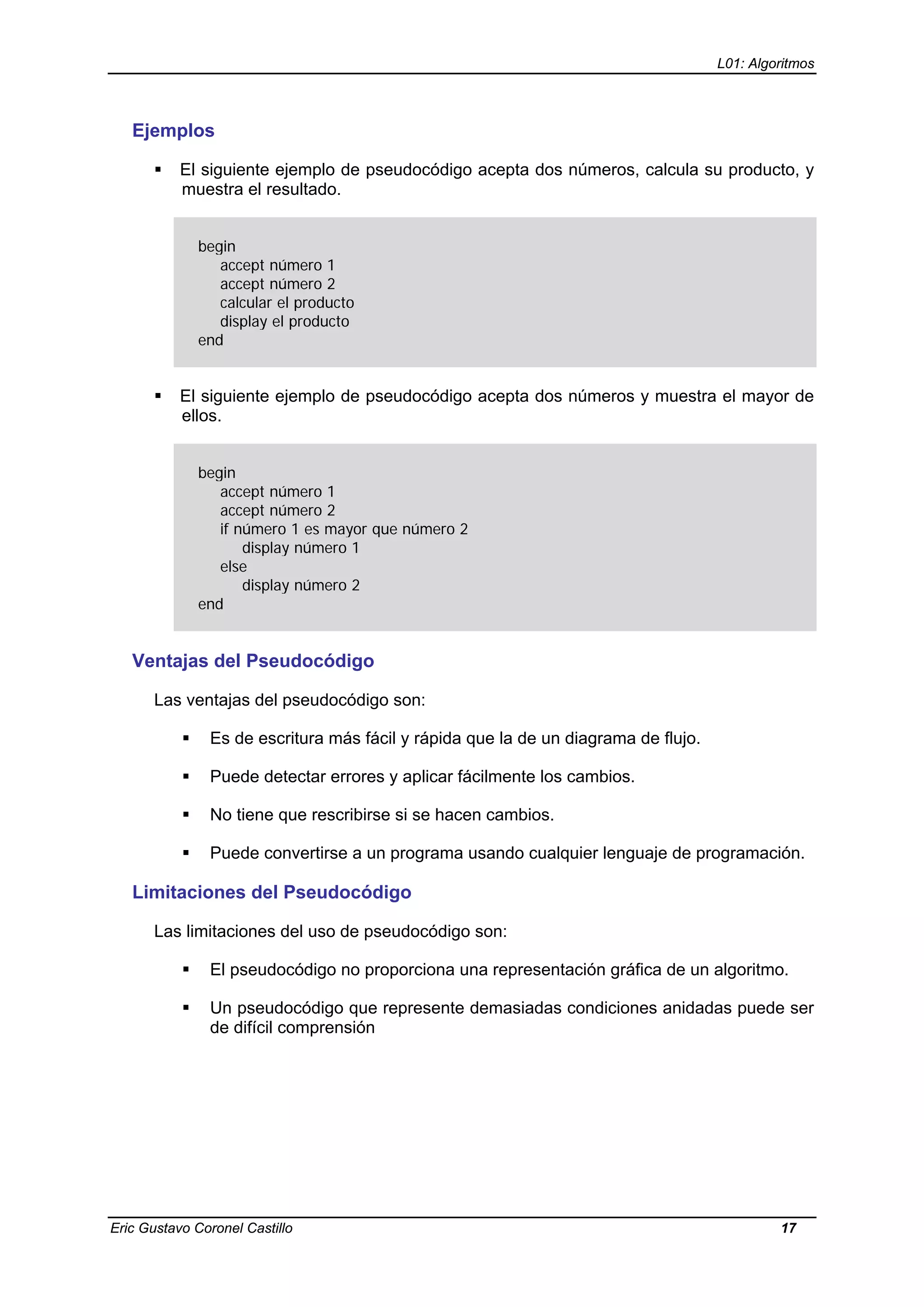 Fundamentos programacion algoritmos java | PDF