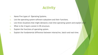 The basic fundamentals' of operating system | PPTX | Operating Systems ...