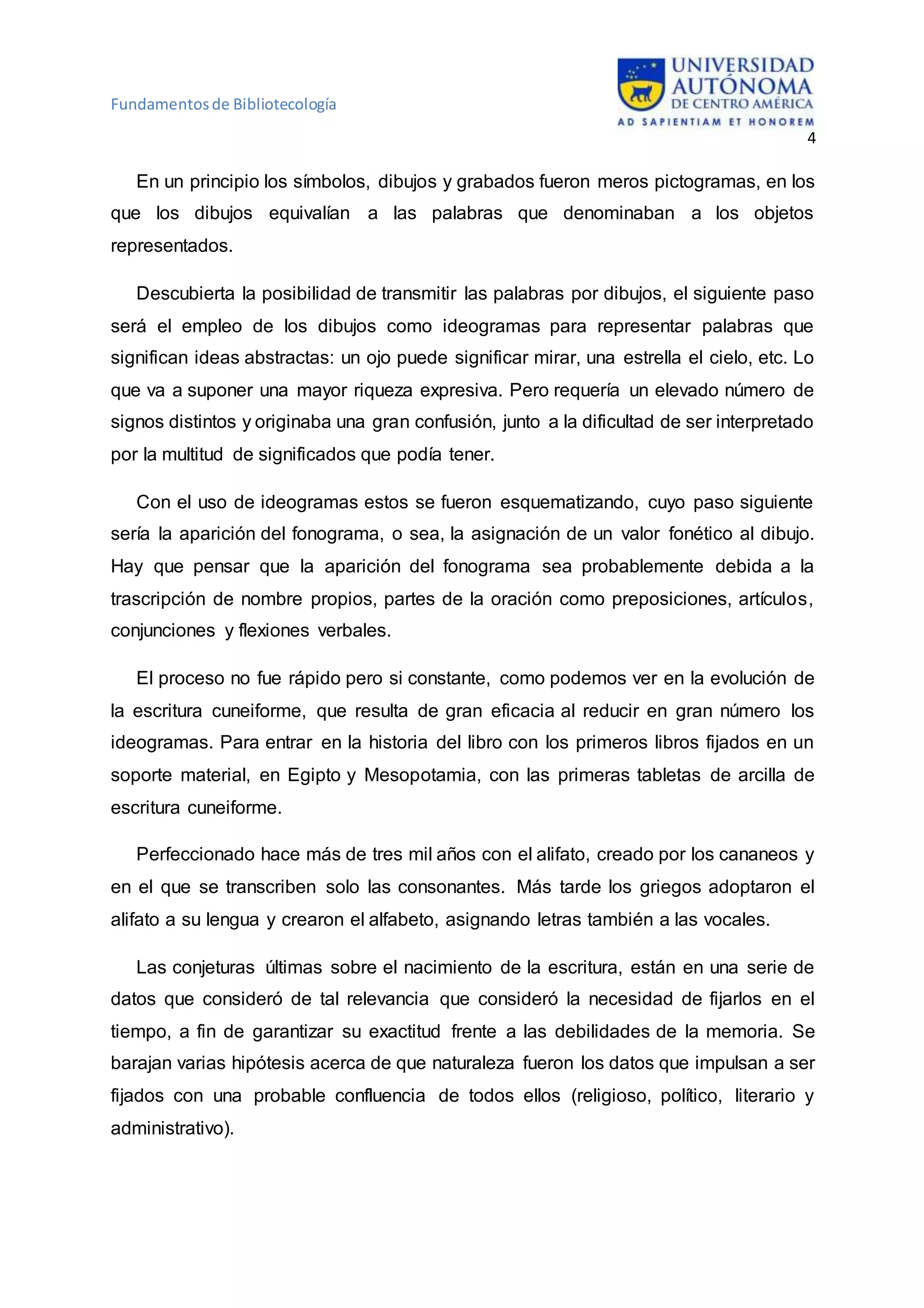 La biblioteca y el libro en la edad antigua | DOCX