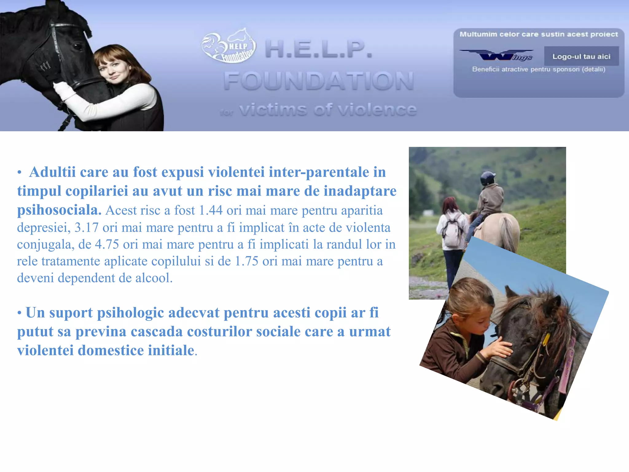 Fundatia H.E.L.P. Pentru Victimele Violentei | PPT