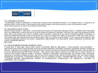 Fundatia Mereu Aproape | PPT