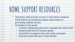 FUNDATIONS HOME SUPPORT SLIDES Grade Kinder and First Grade.pdf