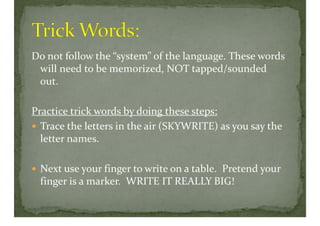 Fundations Level 1 | PDF